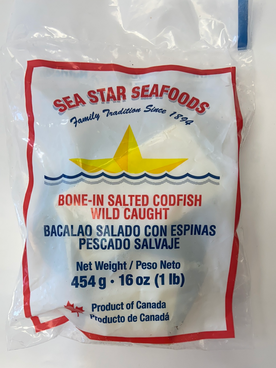 Salted Codfish, bone-in, Sea Star (In store or curbside pickup only ...